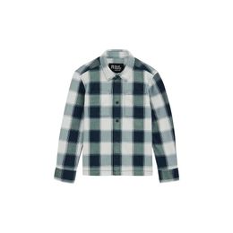 WE Fashion Hemd Jungen Größe 122/128 navy / weiß