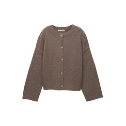 Pull&Bear Pull&Bear Strickjacke Damen Gr&ouml;&szlig;e XS braunmeliert