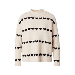 ABOUT YOU Pullover 'Marcella' Damen Größe L beige / schwarz