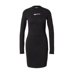 KARL LAGERFELD JEANS Kleid 'Milano' Damen Größe 36 schwarz Winterkleid