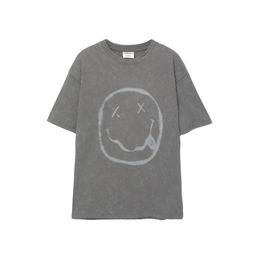 Pull&Bear Pull&bear Shirt 'NIRVANA SMILEY' male Grey size S