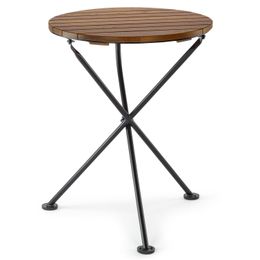 Demar Forge Balkonklapptisch Holzauflage