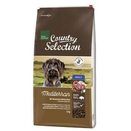 REAL NATURE Country Selection Trockenfutter Hund, Adult, Mediterran, Büffel und Rind 12 kg
