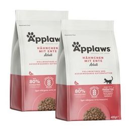 Applaws Trockenfutter Katze Adult Huhn mit Ente 2x7,5 kg