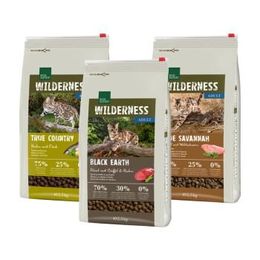 REAL NATURE WILDERNESS Trockenfutter Katze, Adult 3x2,5 kg Mixpaket 1