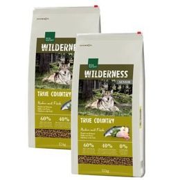REAL NATURE WILDERNESS Trockenfutter Hund, Senior, True Country Huhn mit Fisch 2x12 kg