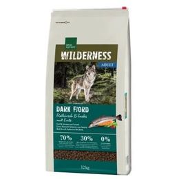 REAL NATURE WILDERNESS Trockenfutter Hund, Adult, Dark Fjord Rothirsch, Lachs und Ente 12 kg