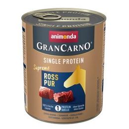 animonda GranCarno Single Protein Supreme Nassfutter Hund Adult, Ross pur 12x800 g