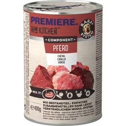 Premiere PAW KITCHEN Nassfutter Hund Adult Component, Pferd 24x400 g
