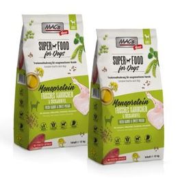 Mac's MAC's Dog Mono Adut Trockenfutter Kaninchen 2x12 kg