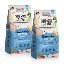 Mac's MAC's Dog Mono Adut Trockenfutter Huhn 2x12 kg