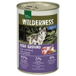 REAL NATURE WILDERNESS Nassfutter für Hunde Adult 24x400 g
