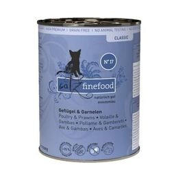 Catz Finefood Nassfutter Katze Classic Adult No. 17 Geflügel und Garnele 24x400 g
