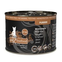 Catz Finefood Nassfutter Katze Purrrr Adult No. 109 Wildschwein 24x200 g
