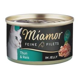 Miamor Feine Filets in Jelly Heller Thunfisch und Reis 96x100 g