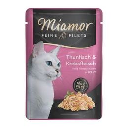 Miamor Feine Filets in Jelly Thunfisch und Krebs 96x100 g