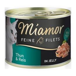 Miamor Feine Filets in Jelly Thunfisch und Reis 48x185 g