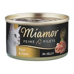 Miamor Feine Filets in Jelly Heller Thunfisch und Käse 96x100 g