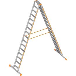 Layher Topic-Stufen-Stehleiter 2X16 Stufen