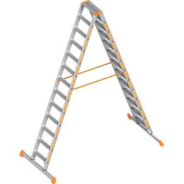 Layher Topic-Stufen-Stehleiter 2X13 Stufen