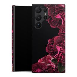 DeinDesign Galaxy S23 Ultra Handy Premium Case Smartphone Handyh&uuml;lle Schutzh&uuml;lle gl&auml;nzend Vintage Rose Pink Premium Case