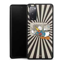 DeinDesign Galaxy S20 FE Handy Silikon H&uuml;lle Case schwarz Handyh&uuml;lle Disney Official Licensed Product Donald Duck