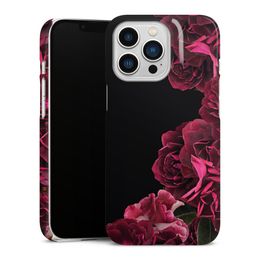DeinDesign iPhone 13 Pro Handy Premium Case Smartphone Handyh&uuml;lle Schutzh&uuml;lle gl&auml;nzend Vintage Rose Pink Premium Case