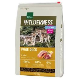 REAL NATURE WILDERNESS Trockenfutter Hund, Junior, Maxi, Pure Duck 4 kg