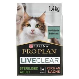 Purina PRO PLAN Liveclear Sterilised Adult Lachs 1,4 kg