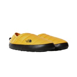 Hausschuh The North Face "M THERMOBALL TRACTION MULE V", Herren, Gr. 39, gelb (summit gold, tnf schwarz), Textil, Schuhe