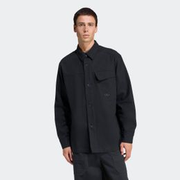 Langarmshirt adidas originals "P ESS SHI", Herren, Gr. M, schwarz, Obermaterial: 100% Baumwolle, Shirts