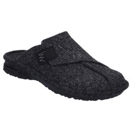 Josef Seibel Herren Pantoffel "Toulouse 05", Gr. 44dunkelgrau, Filz, Basic, Schuhe, in Schuhweite H