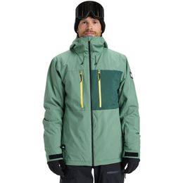 Snowboardjacke Quiksilver "Sycamore Solid 20K", Herren, Gr. L, schwarz ivy, 100% Polyester, Jacken