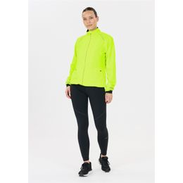 Laufjacke Endurance "Cully V2", Damen, Gr. 40, gelb (neongelb), 100% Polyester, unifarben, normal, ohne Ausschnitt, Jacken, mit wasserabweisender Eigenschaft