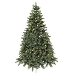 Künstlicher Weihnachtsbaum CREATIV DECO "Weihnachtsdeko, künstlicher Christbaum, Tannenbaum", grün, H:120cm Ø:80cm, Polyethylen, Weihnachtsbäume, mit LED-Lichterkette