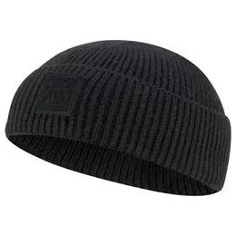 Strickmütze Bruno Banani, Damen, schwarz, Obermaterial: 85% Baumwolle, 15% Wolle, Mützen