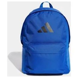 Rucksack Adidas PERFORMANCE "CLSC BARS BP", blau (royal blau, schwarz), Rucksäcke, Damen, Obermaterial: 100% Polyester