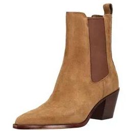 Stiefelette Dolce Vita "Dolce Vita Stiefelette Veloursleder/Textil", Damen, Gr. 38, braun, Textil, Veloursleder, Schuhe