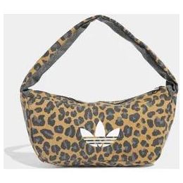 Sporttasche Adidas ORIGINALS "LEO S BAG", bronze strata, schwarz, Obermaterial: 100% Baumwolle, Taschen, Leo Handtasche, Reißverschluss