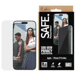 SAFE BY PANZERGLASS Displayschutzglas "Side-View Privacy Screen Protector", transparent, B:11,00cm H:1,20cm T:19,60mm, Displayfolien, Displayschutzfolie, Schutzfolie, Bildschirmschutz, kratz- & stoßfest