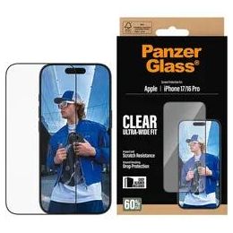 CARE BY PANZERGLASS Displayschutzglas "Ultra-Wide Fit Screen Protector", transparent, B:11,00cm H:1,30cm T:19,70mm, Displayfolien, Displayschutzfolie, Schutzfolie, Bildschirmschutz, kratz- & stoßfest