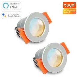 Smartes MiBoxer LED Einbaustrahler Set 3W 12V IP66 - Lichtfarbe: CCT Dual Weiß -...