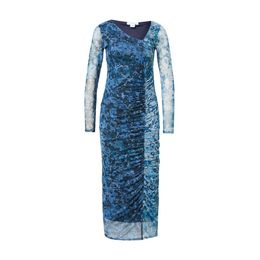 Warehouse Kleid 'Jemma Lewis' Damen Größe 38 blau / mischfarben Winterkleid