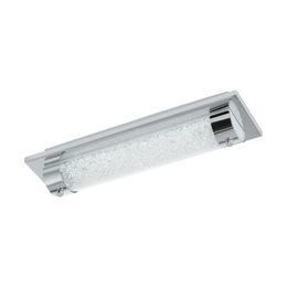Eglo Leuchten Eglo TOLORICO Deckenleuchte LED Chrom, Kristalloptik, 1-flammig