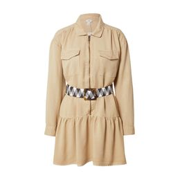 River Island Kleid 'MAYA' Damen Gr&ouml;&szlig;e 38 beige Winterkleid