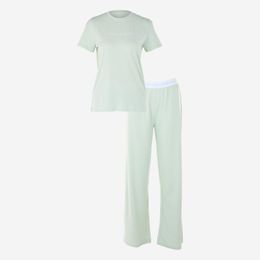 Hellgrünes Pyjama-Set
