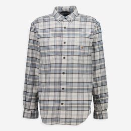 Carhartt Cremefarbenes Freizeithemd mit Karomuster