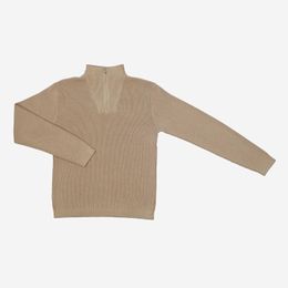 name it Cremefarbener Pullover mit Reißverschluss