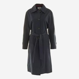 Dunkelblauer Ozon Trenchcoat mit Knopfleiste