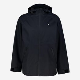 Schwarzer Windbreaker